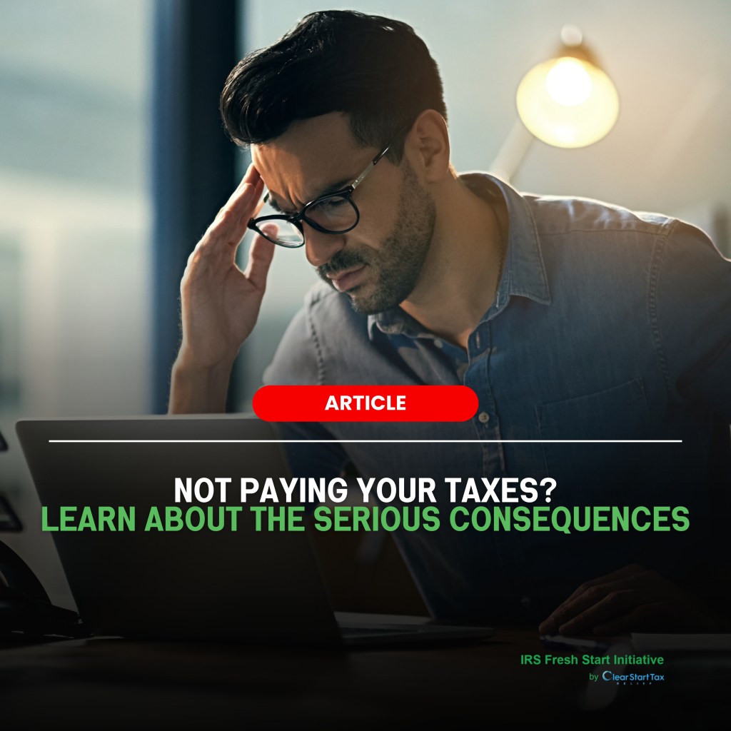 The Consequences of Not Paying Your Taxes