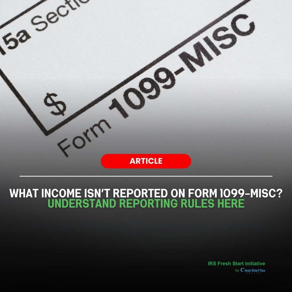 Form 1099-MISC | What Income Is Reported?